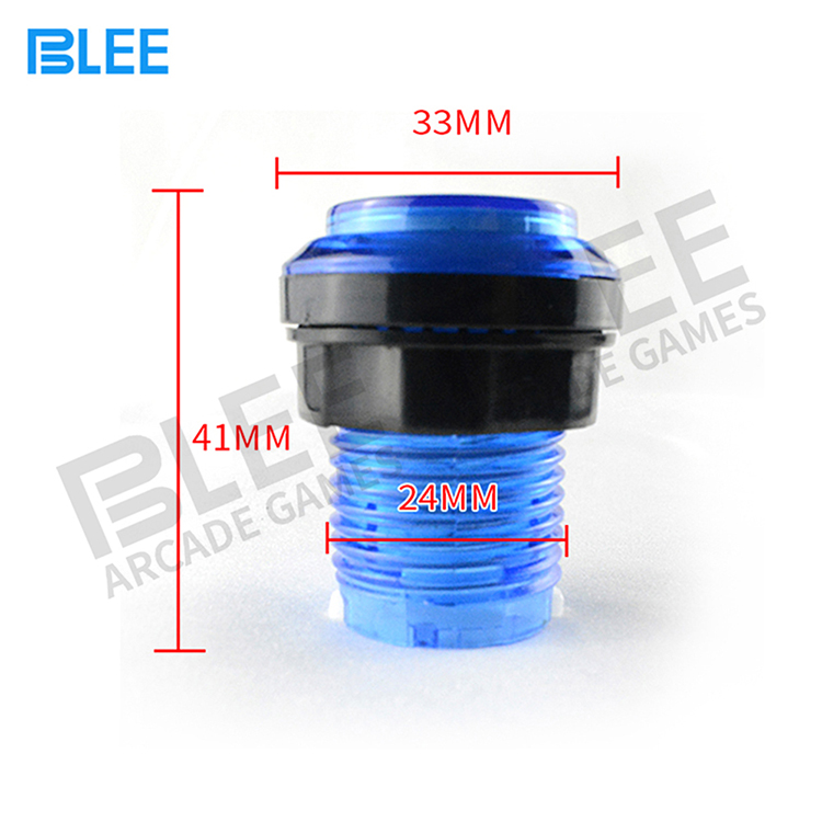 28mm Full Color LED Illuminated Push Button - Bleegame