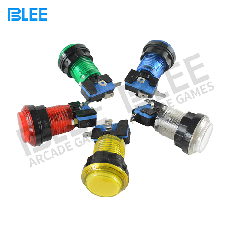28mm Full Color LED Illuminated Push Button - Bleegame