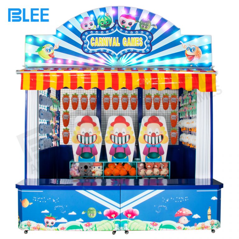 Clown Tooth Knockout Game Carnival Booth - Bleegame