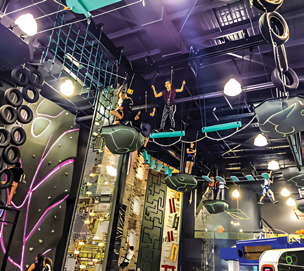 High Altitude Adventure Park Ninja Warrior Course - Bleegame