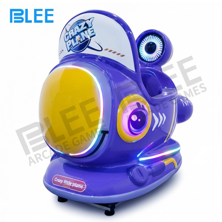 BLEE Crazy Small Airplane Blue Electric Kids Swing Ride for FEC ...