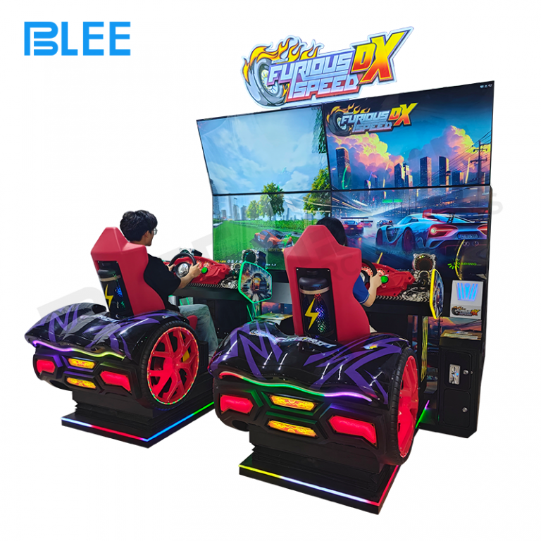 BLEE Sonic Rampage DX Quad 55-inch Racing Simulator Multi-Station ...